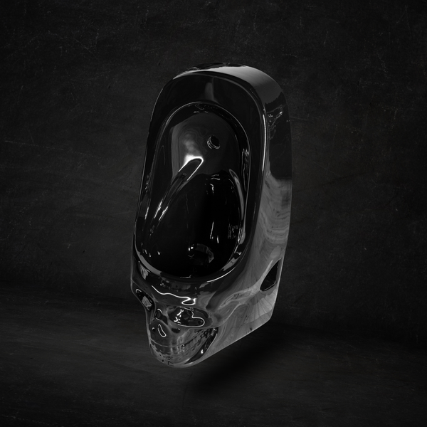 Skullpot Urinal Black Glossy (big) - Skullz GmbH