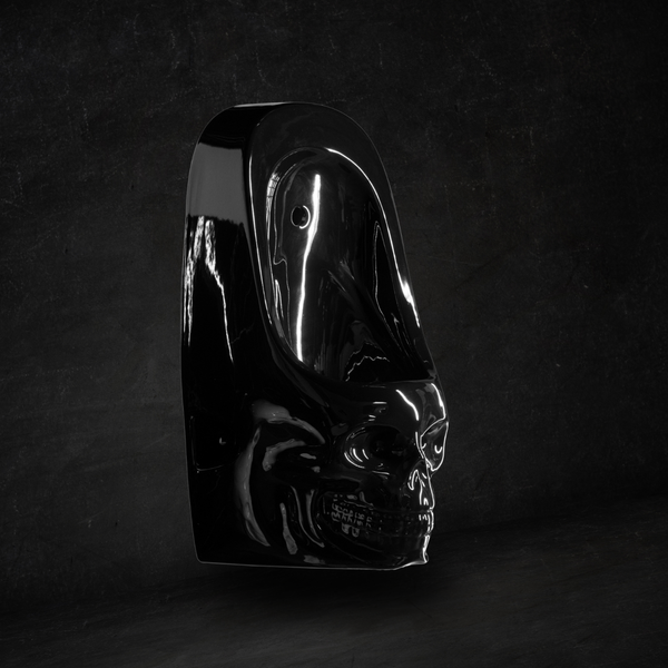 Skullpot Urinal Black Glossy (big) - Skullz GmbH