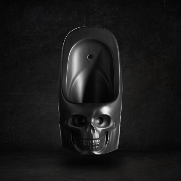Skullpot Urinal Black Matt (big) - Skullz GmbH
